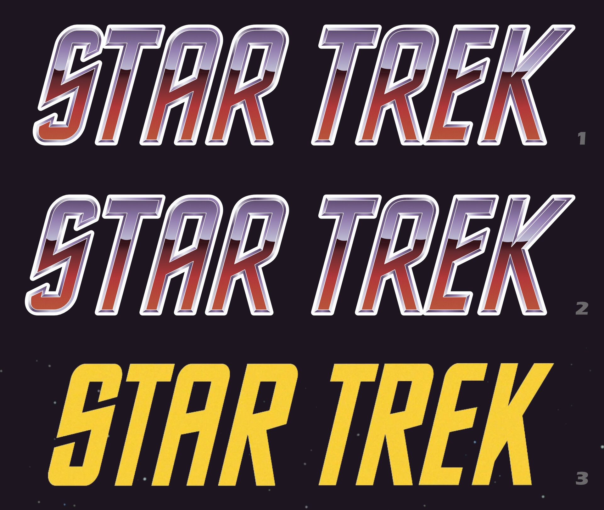 Retro VHS Star Trek logo by Geoff R — ProUser.Me