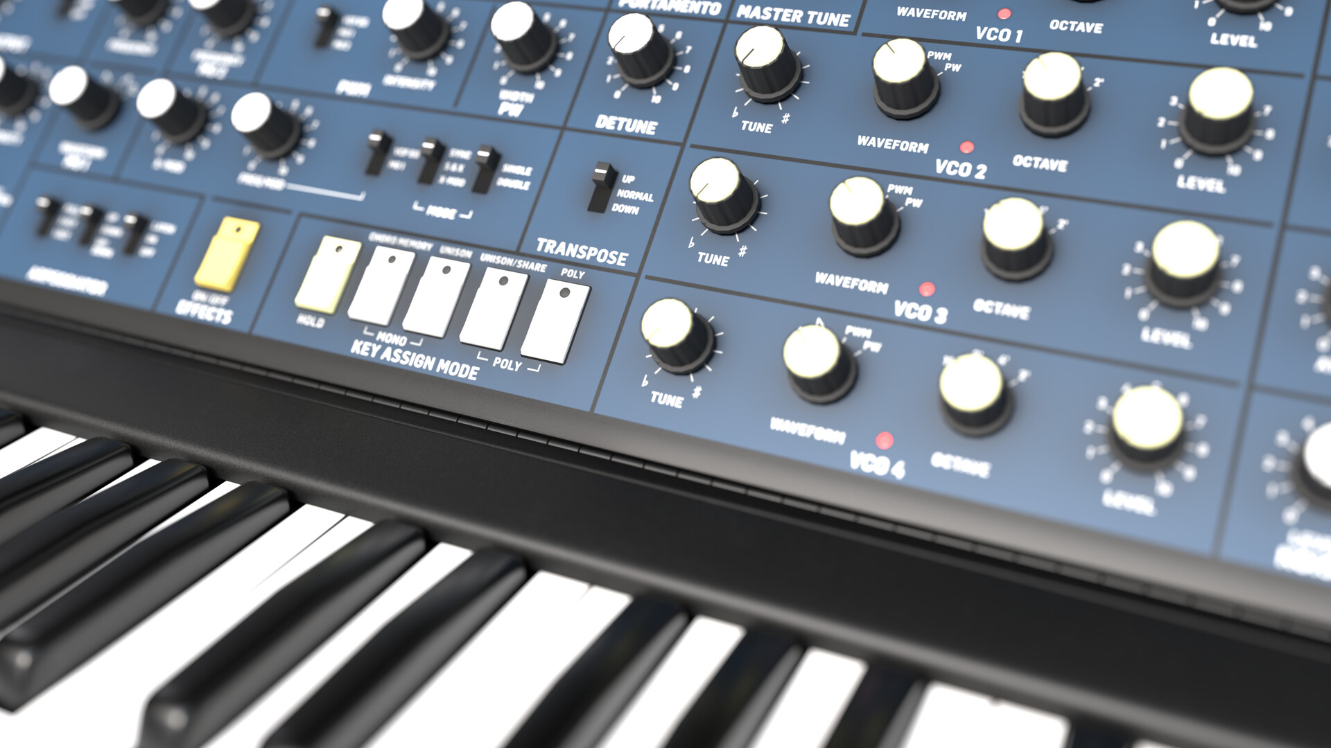 Daniel Hughes - AR/VR 3D Assets - Synthesizer