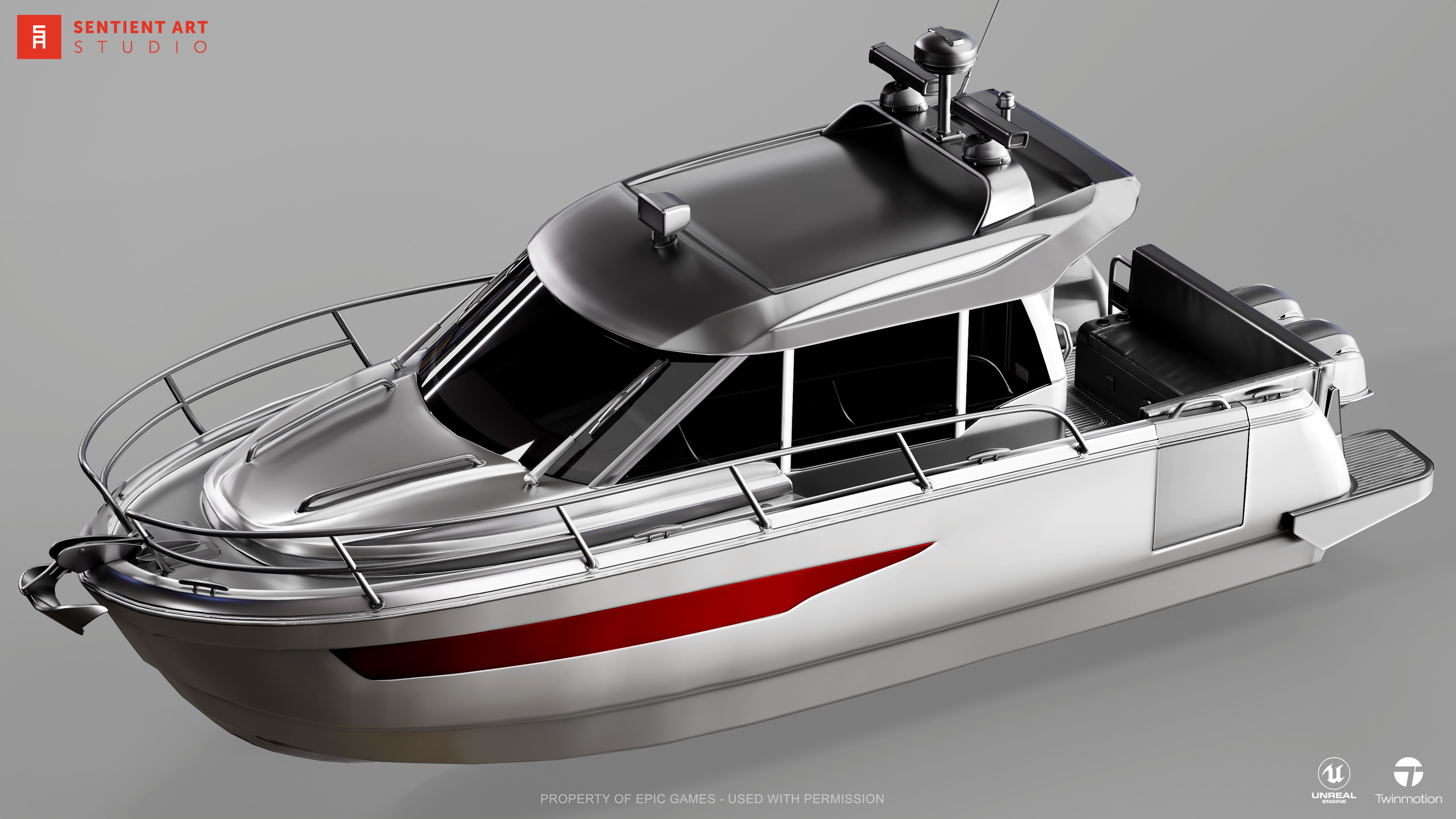 Sentient Art - Twinmotion - Yacht 1