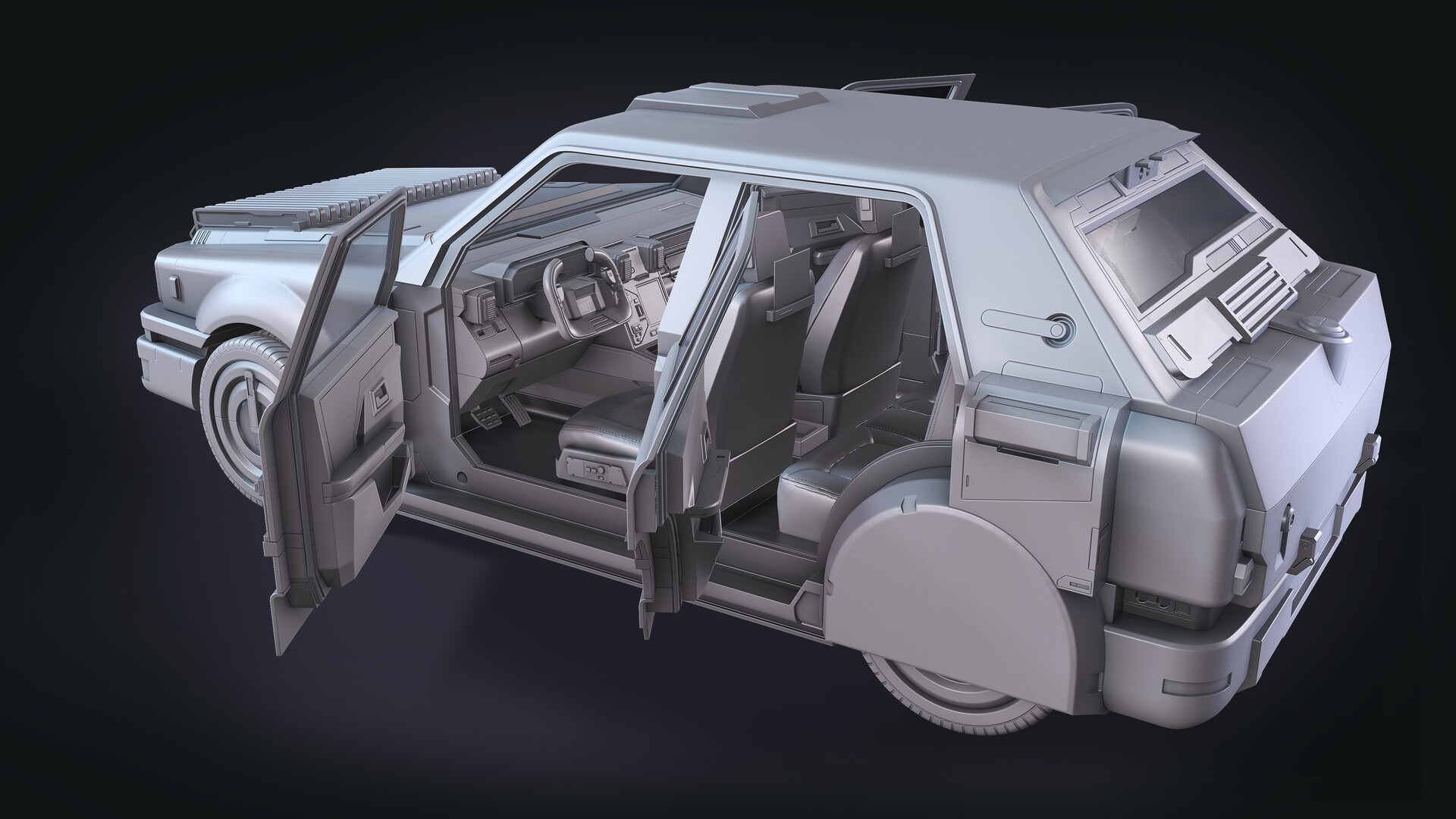 ArtStation - Cyber Car