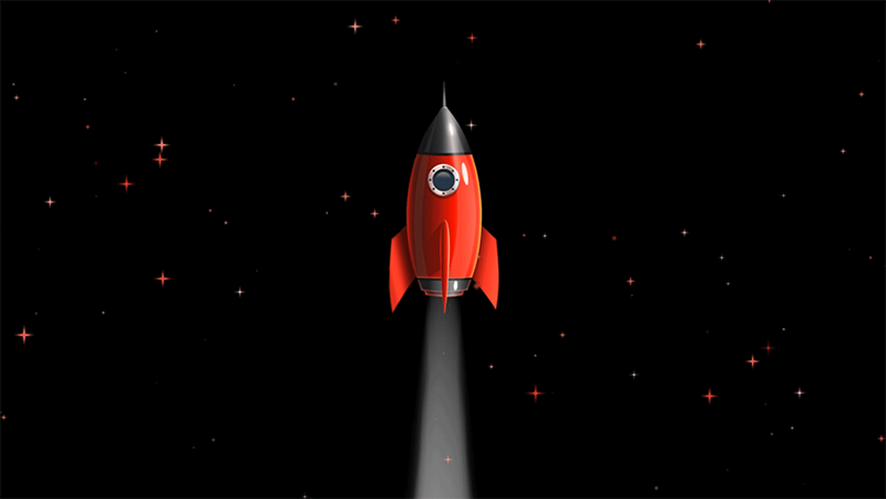 Animated Rocket
