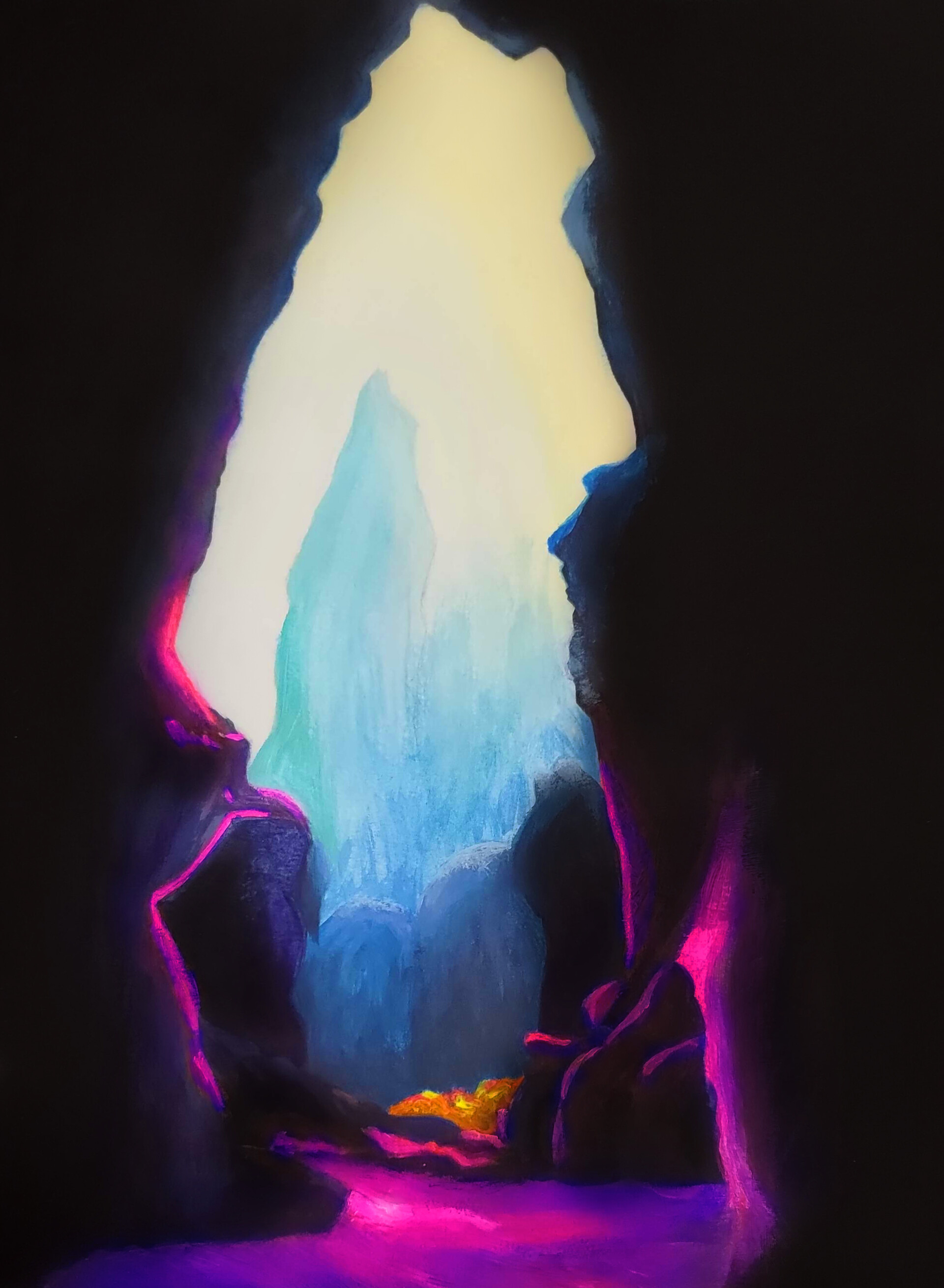 ArtStation - Neon cave