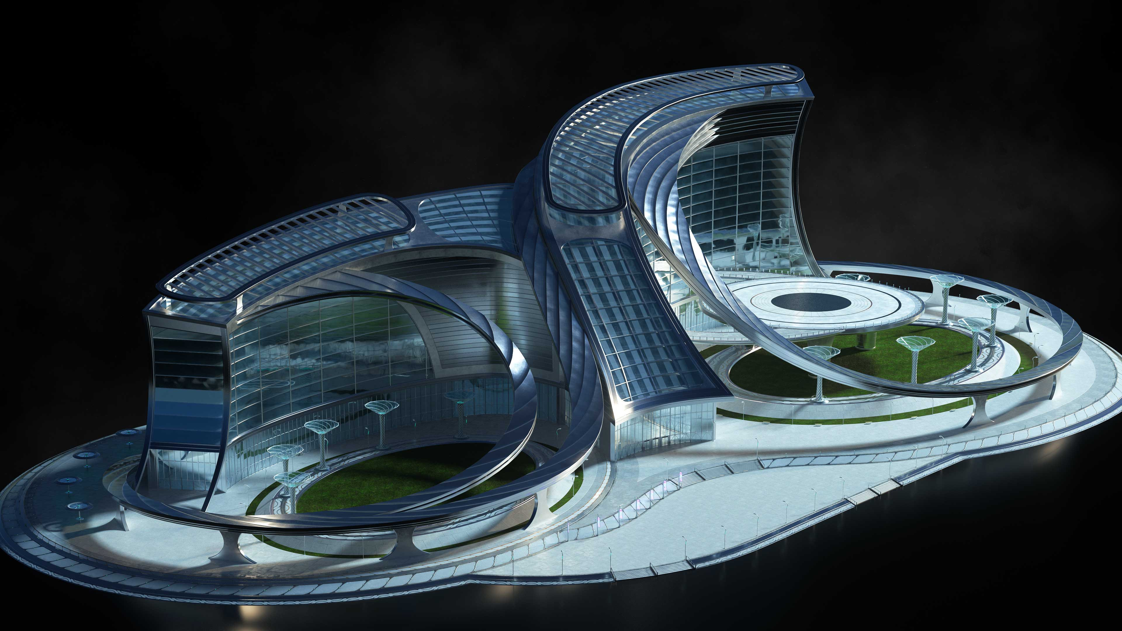 KitBash3D - Oasis - 3D Asset Kit | Premium 3D Assets for Movies & Video Games