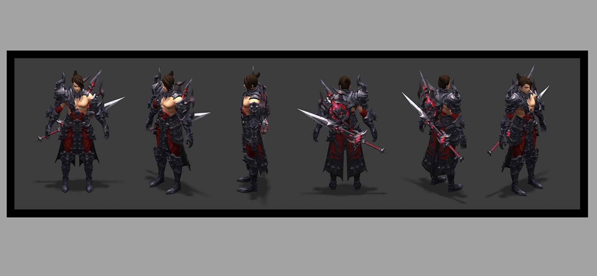 ArtStation - 3D character created for a 2.5D web game