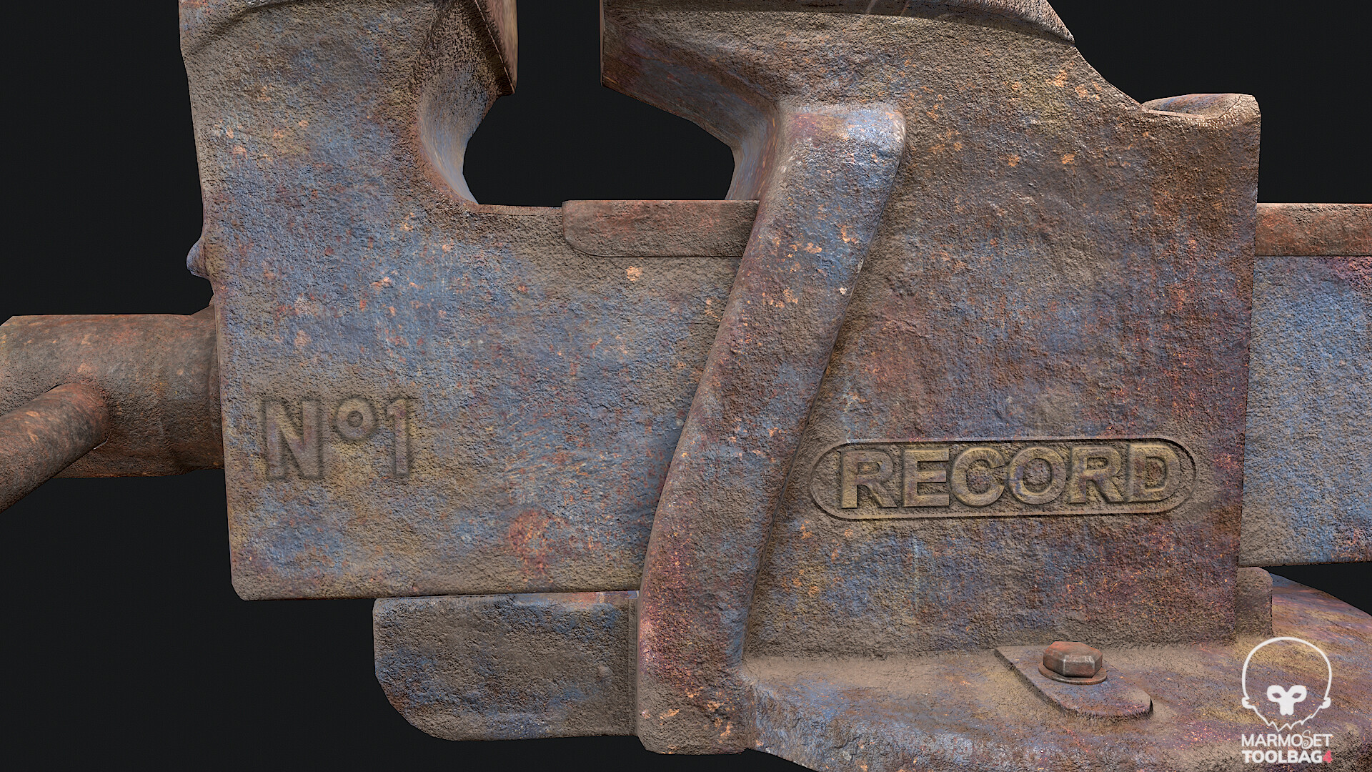 Nicolas Bucco - Props Game Art - Rusty Vise