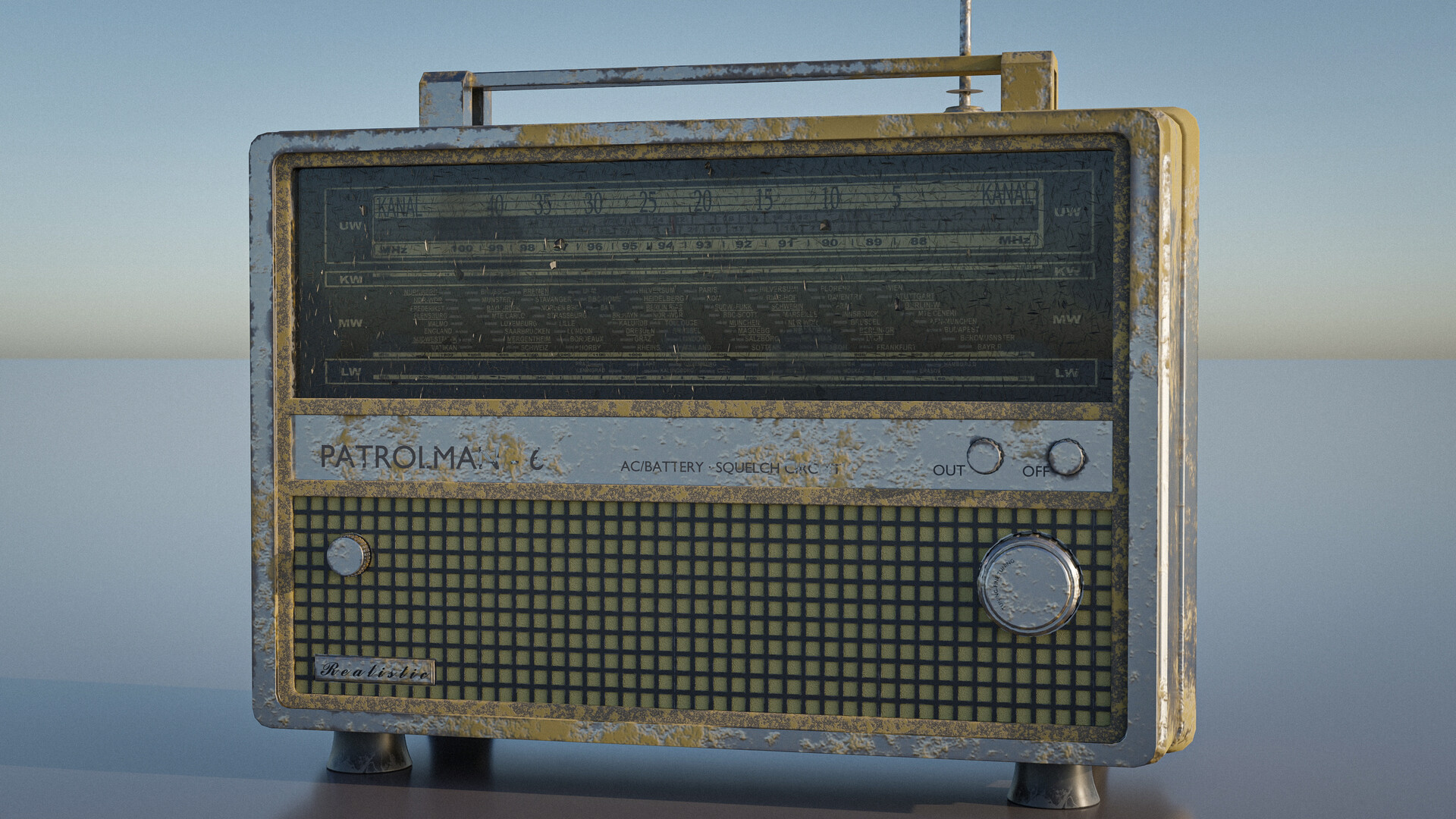 ArtStation - Radio retro style