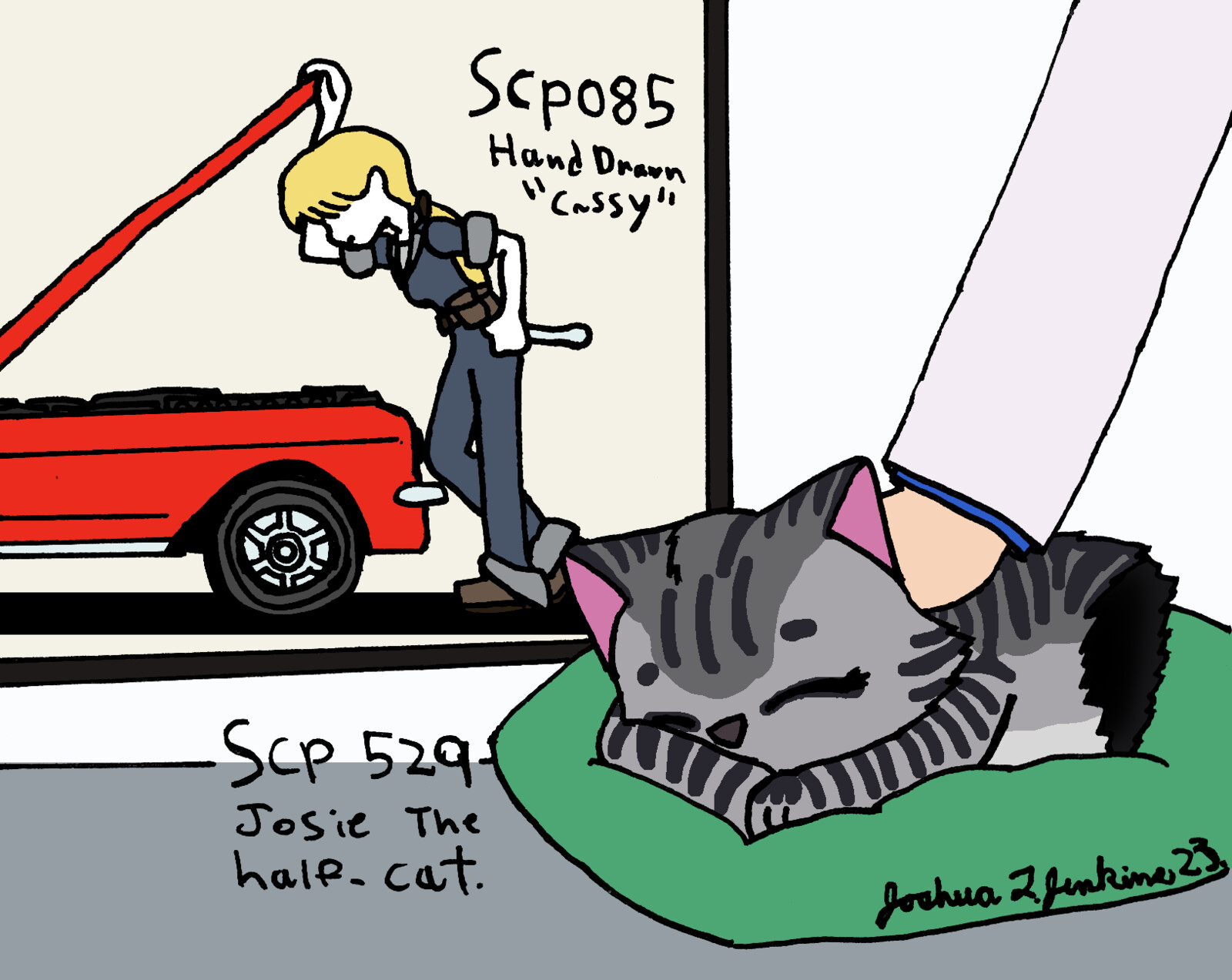 Joshua T Jenkins - SCP 085 Cassy and SCP 529 Josie