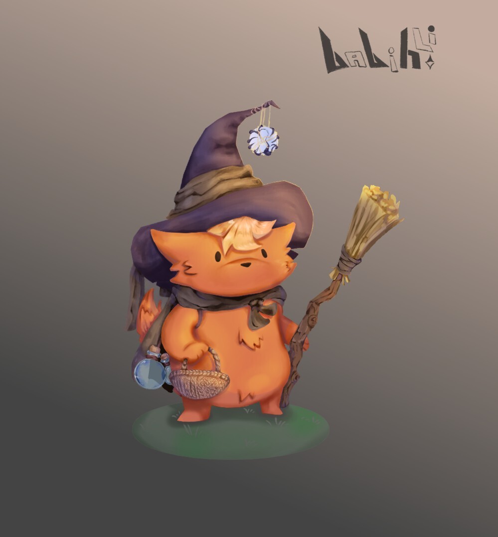 ArtStation - Witch Fox