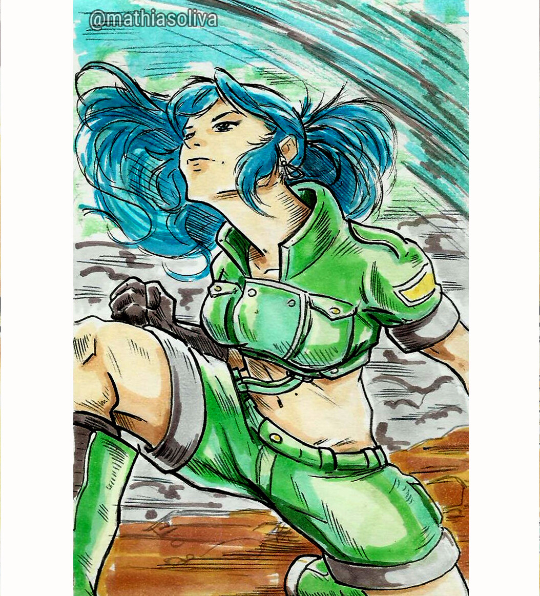 ArtStation - Leona Heidern (King Of Fighters)