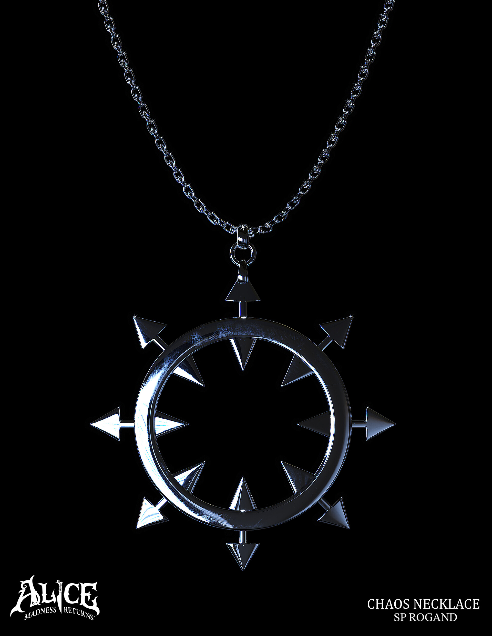 ArtStation - CHAOS NECKLACE / ALICE ASYLUM