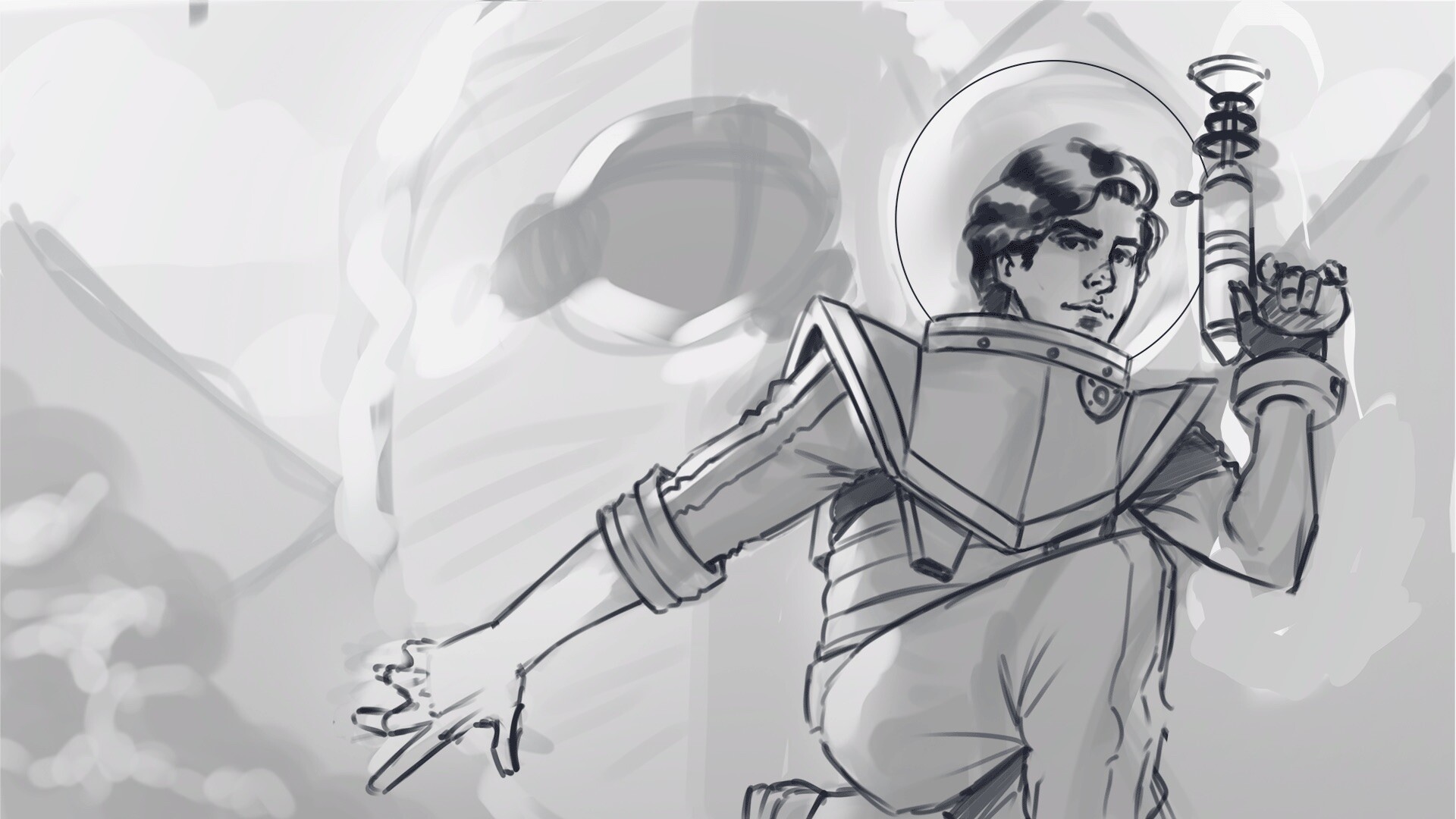 Lucas Ribeiro Illustrations - Luke, the Multiversal Traveler