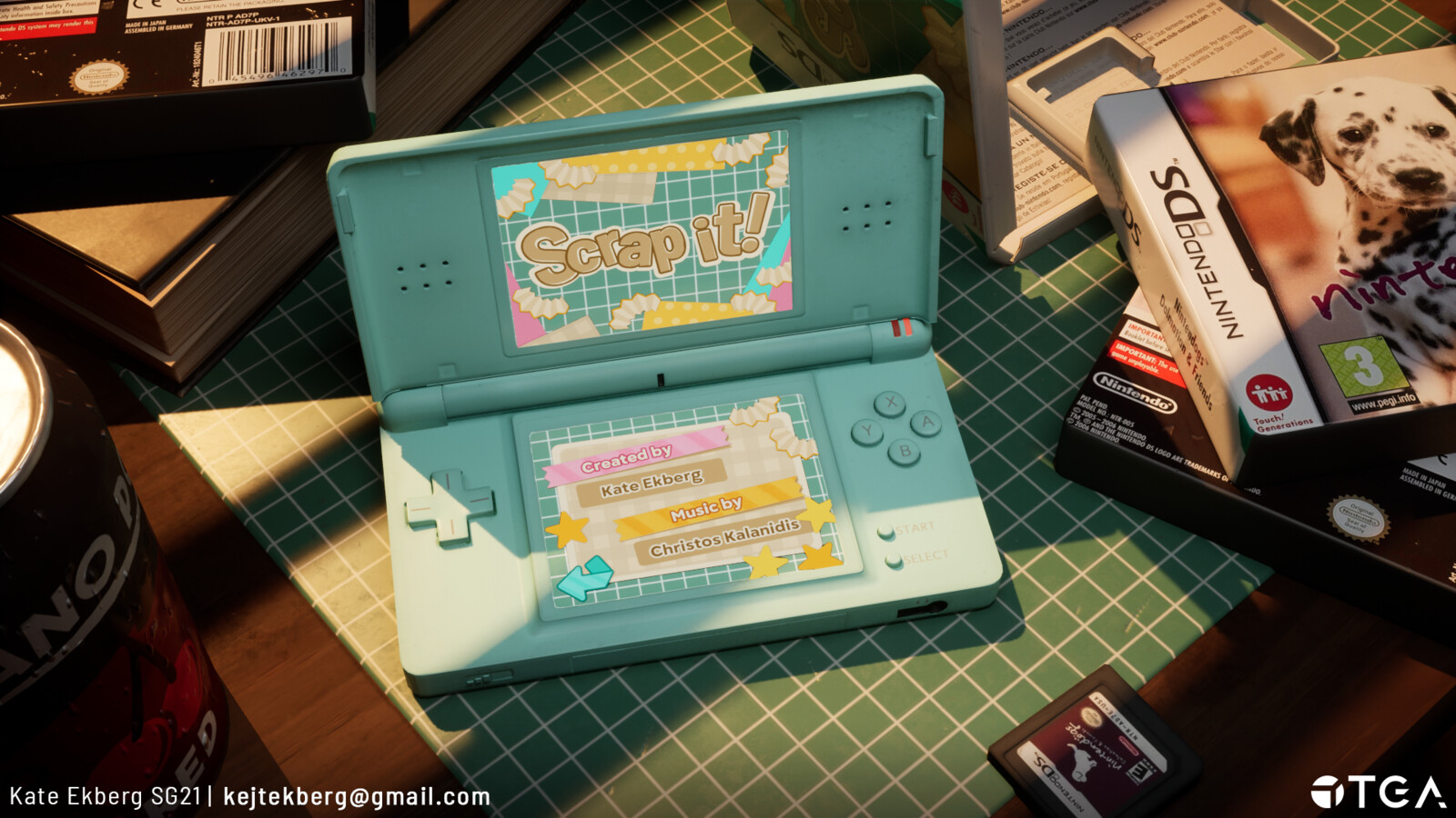 Kate Ekberg Portfolio - Diegetic Nintendo UI