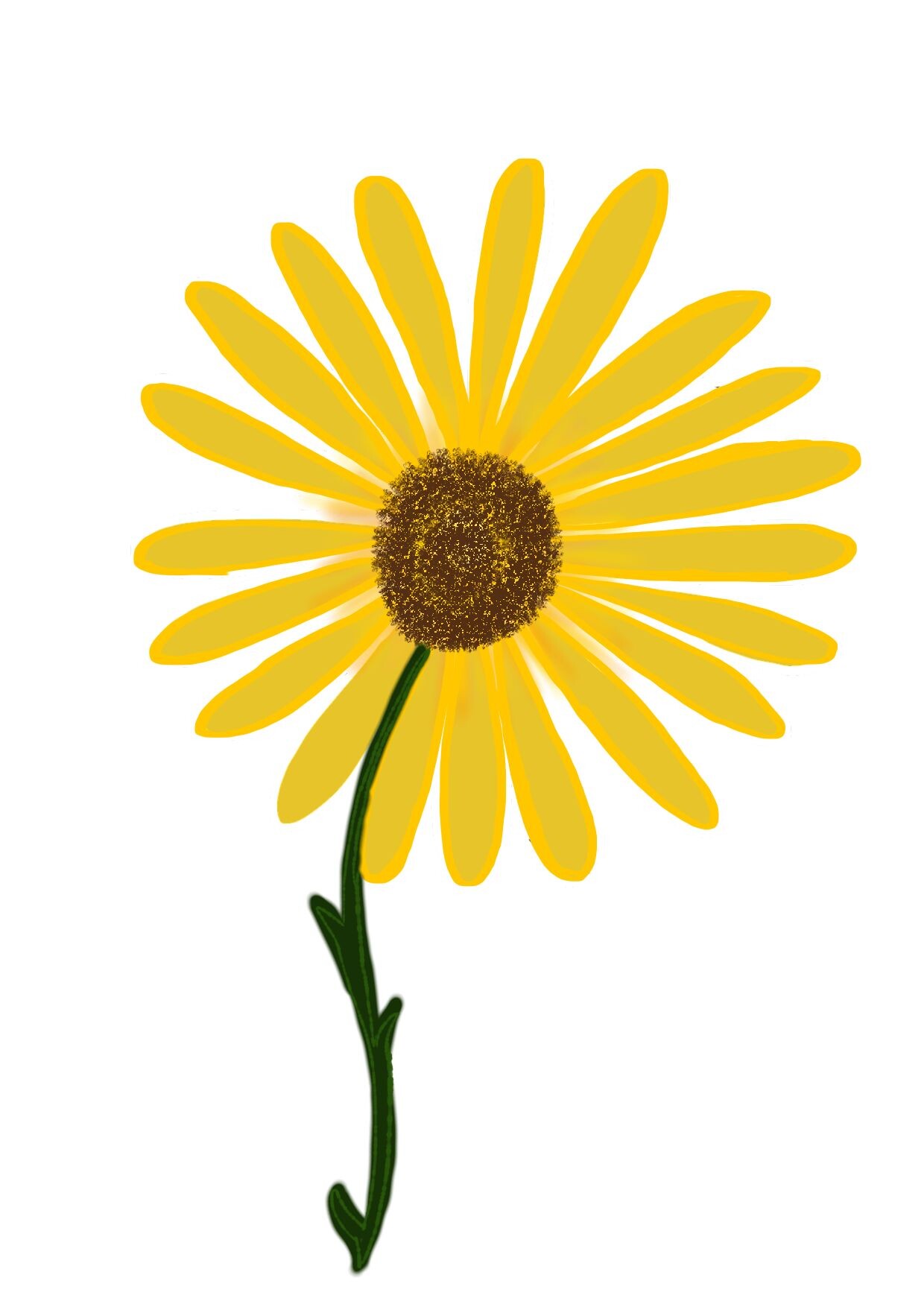 ArtStation - Yellow Flower