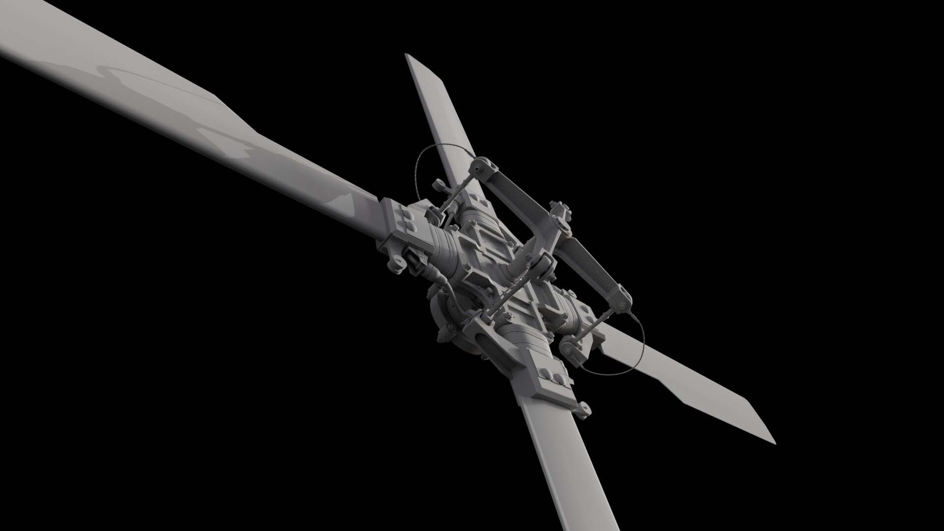 ArtStation - UH-60 / Sikorsky S-70 Tail Rotor