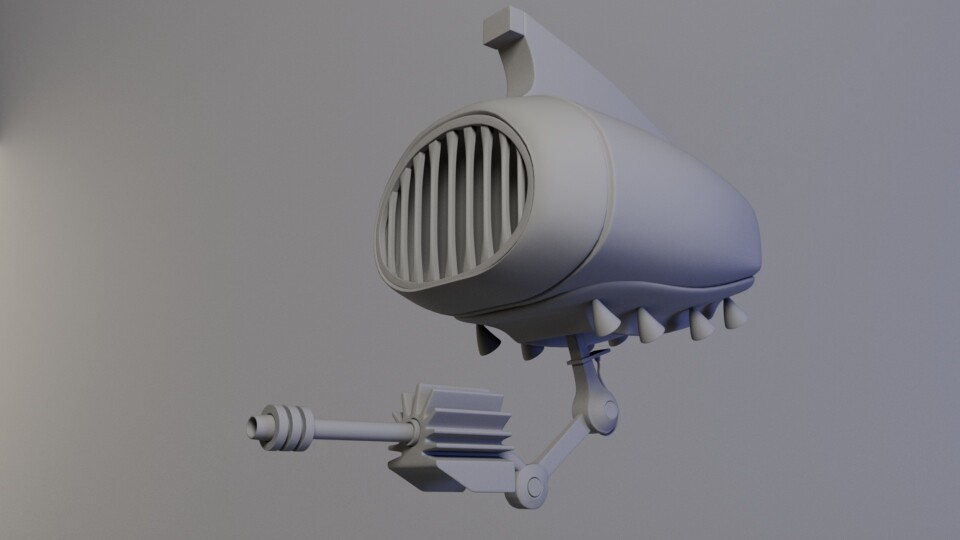 ArtStation - FALLOUT EYEBOT WIP