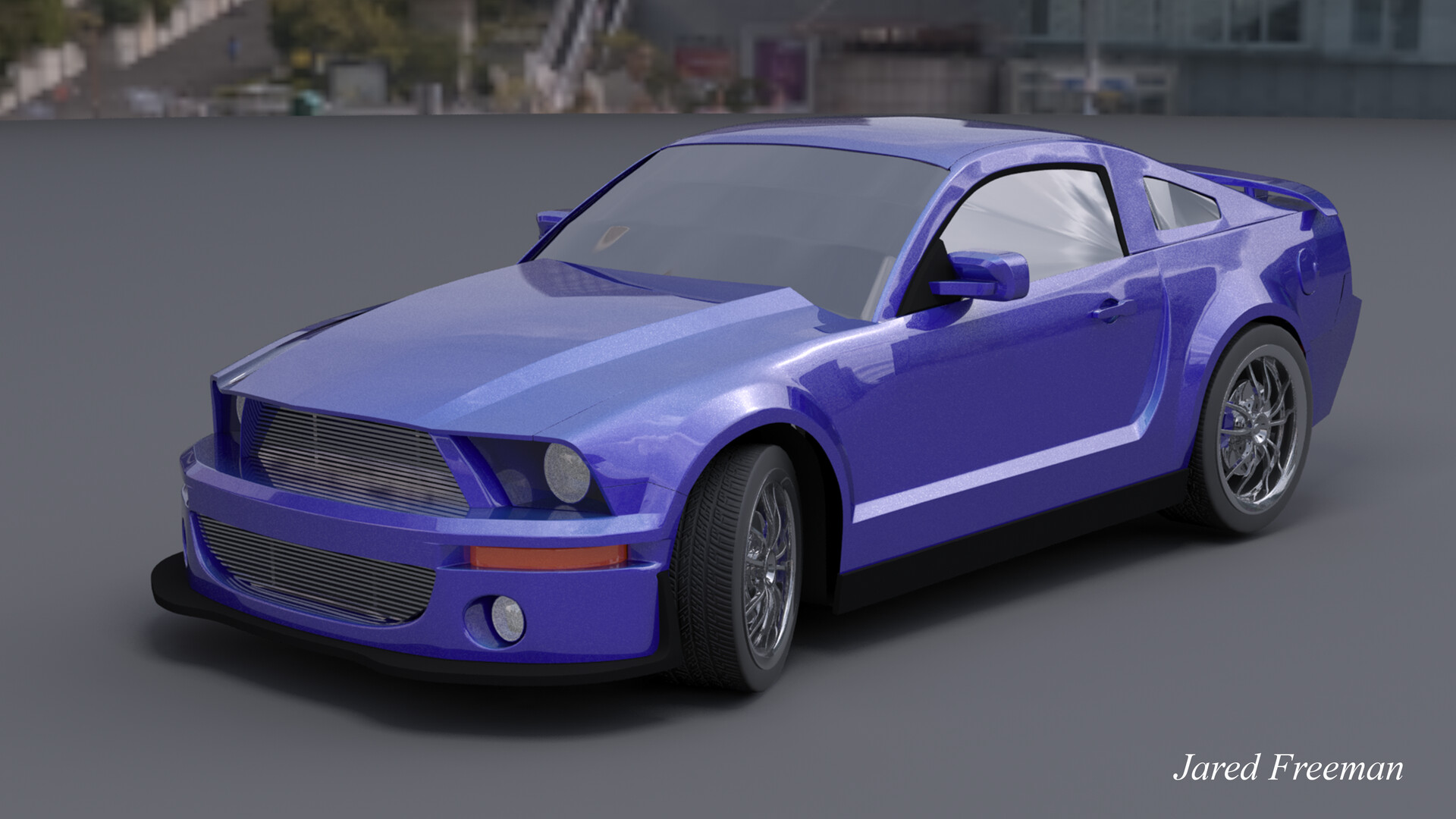 ArtStation - Ford Mustang