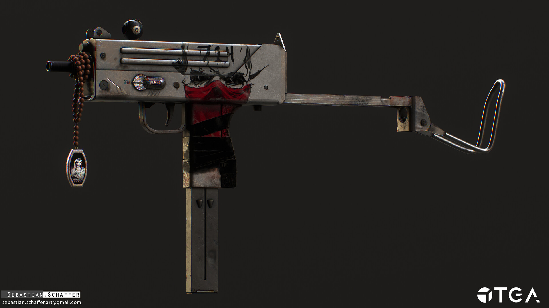 Sebastian Schaffer - Mac-10 Uzi game ready