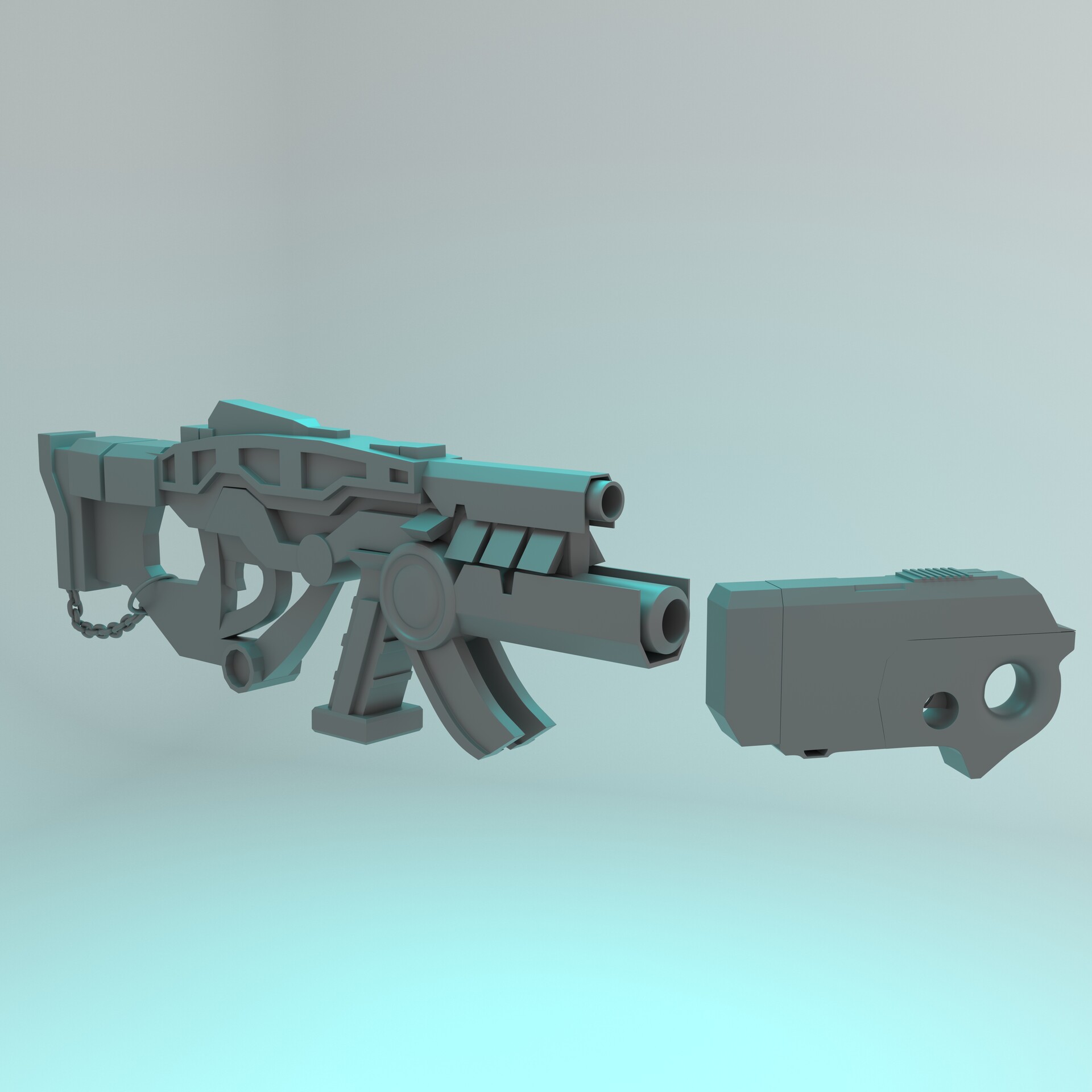 ArtStation - Gun (Modeling)