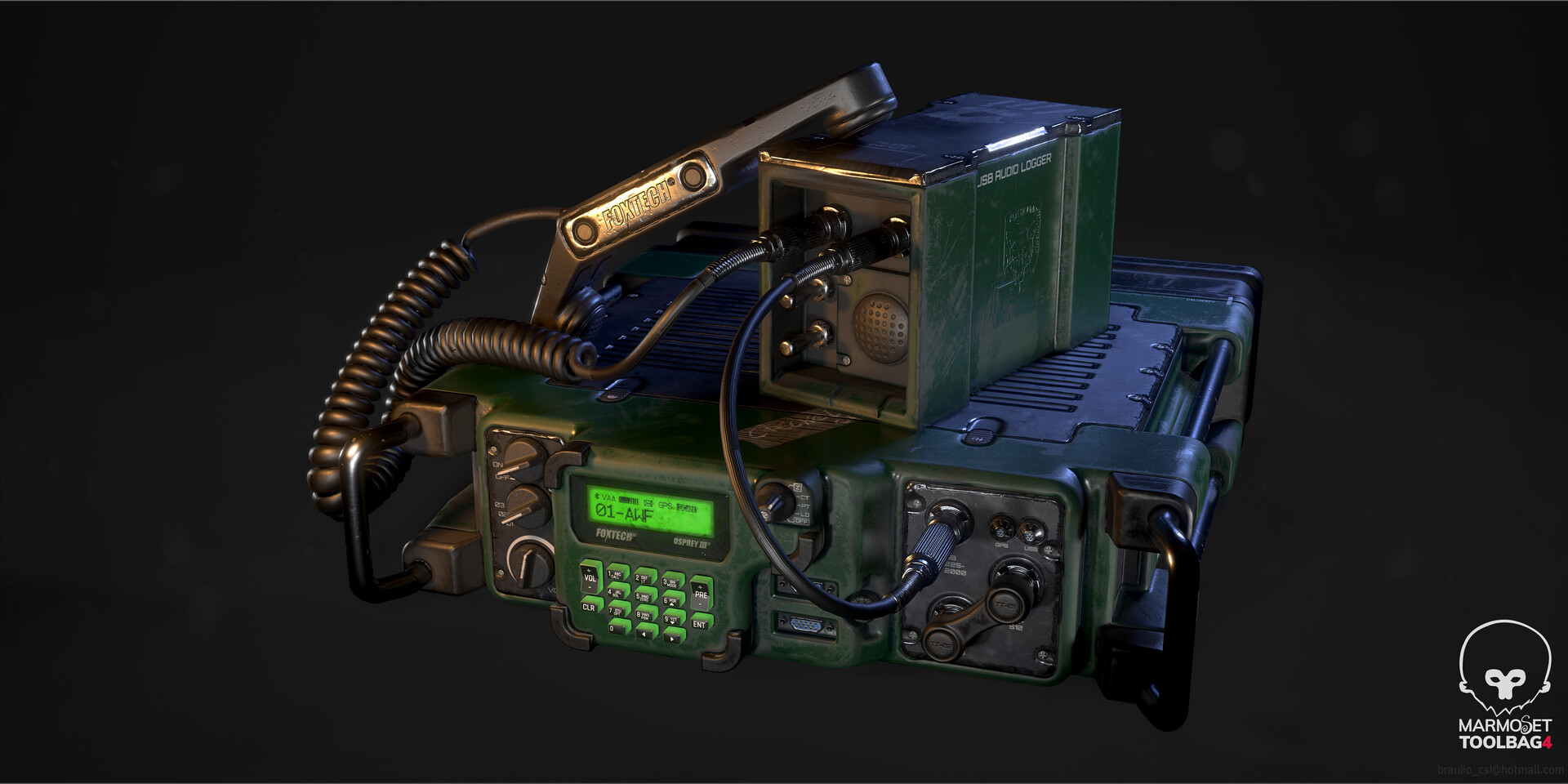 ArtStation - Military Radio