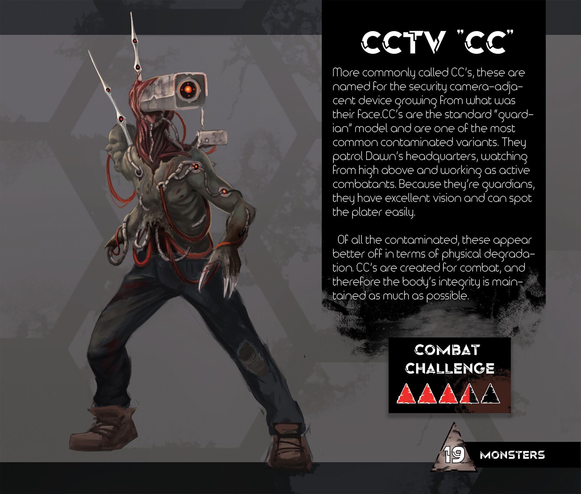 ArtStation - CCTV Monster Design & Book Template