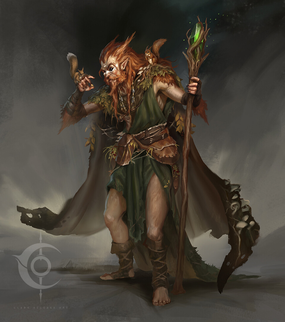ArtStation - Ancient Elven Druid- Quirilas El’ere