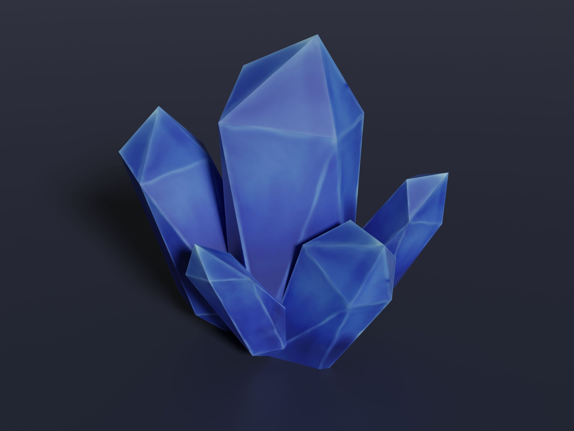 ArtStation - Hand Painted Stylized Crystal