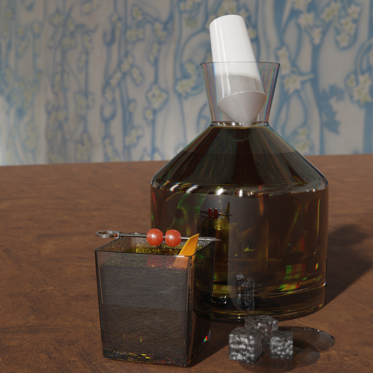 ArtStation - Whiskey Advert Mockup