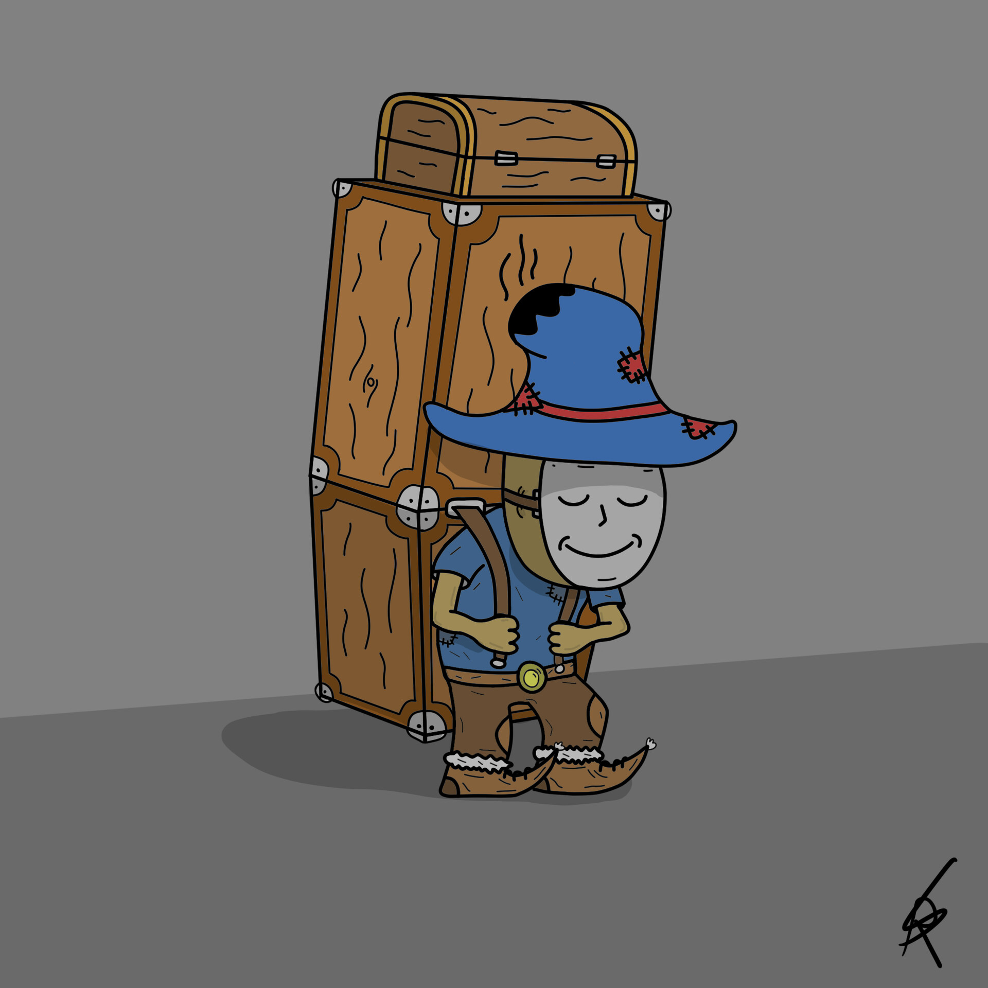 ArtStation - travelling merchant