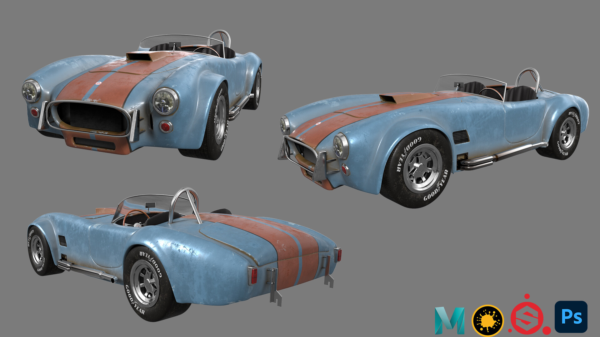 ArtStation - Shelby Cobra 427