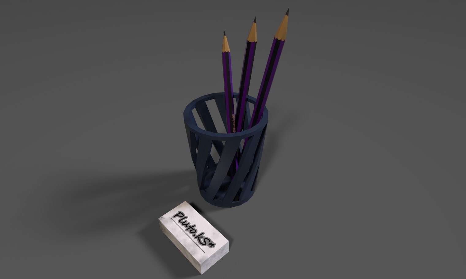 ArtStation - [Maya] Pencil Holder - 3D model
