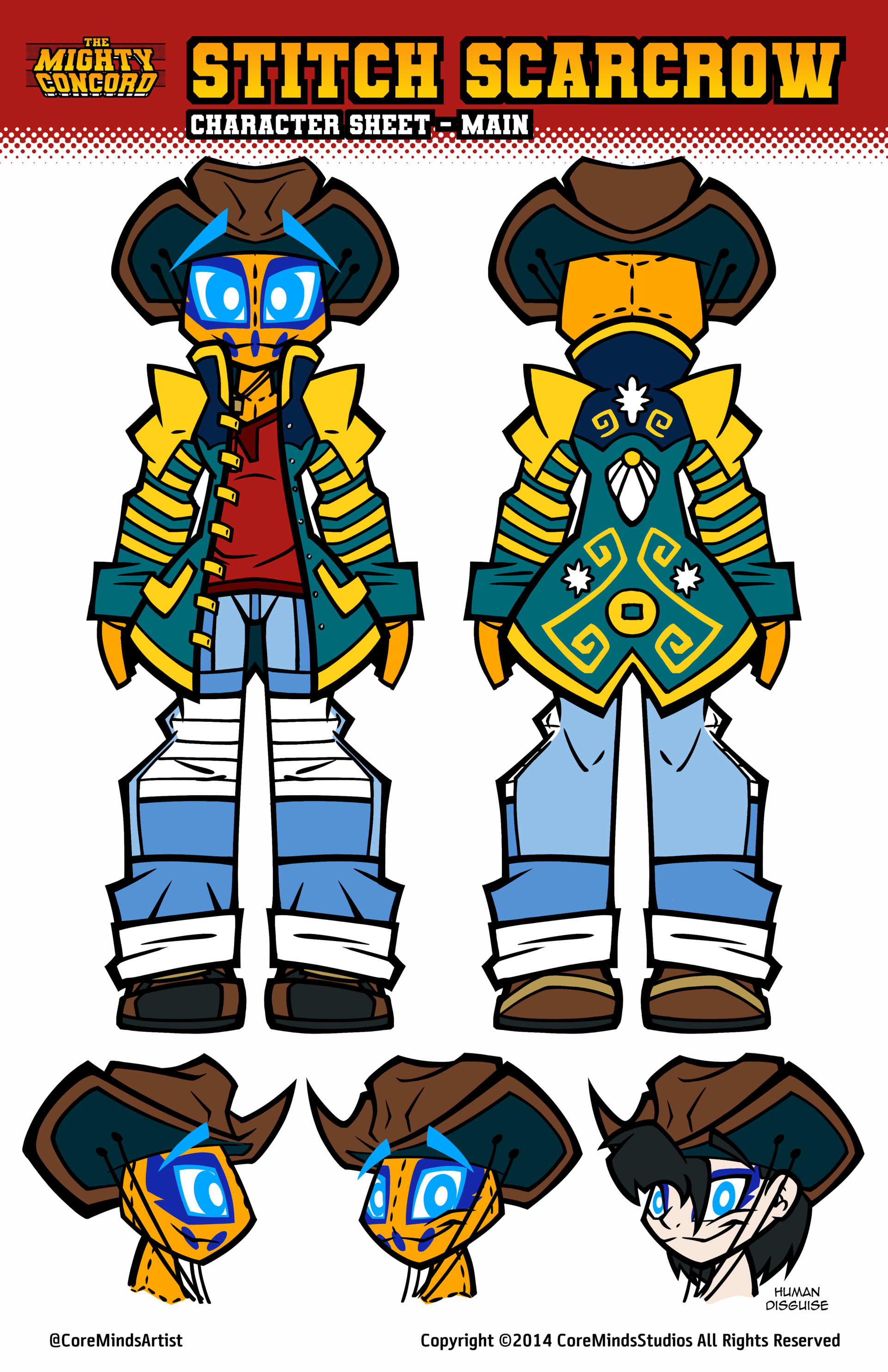 ArtStation - TMC Character Sheet: Stitch Scarecrow