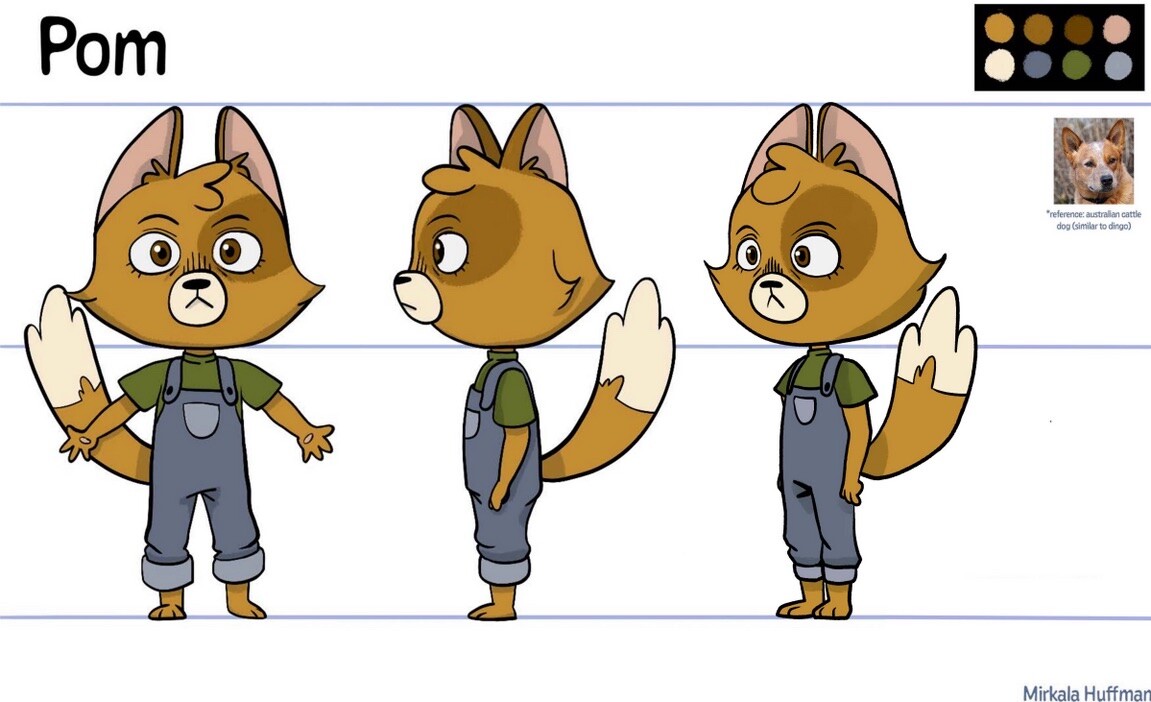 ArtStation - Pom Character Turnaround