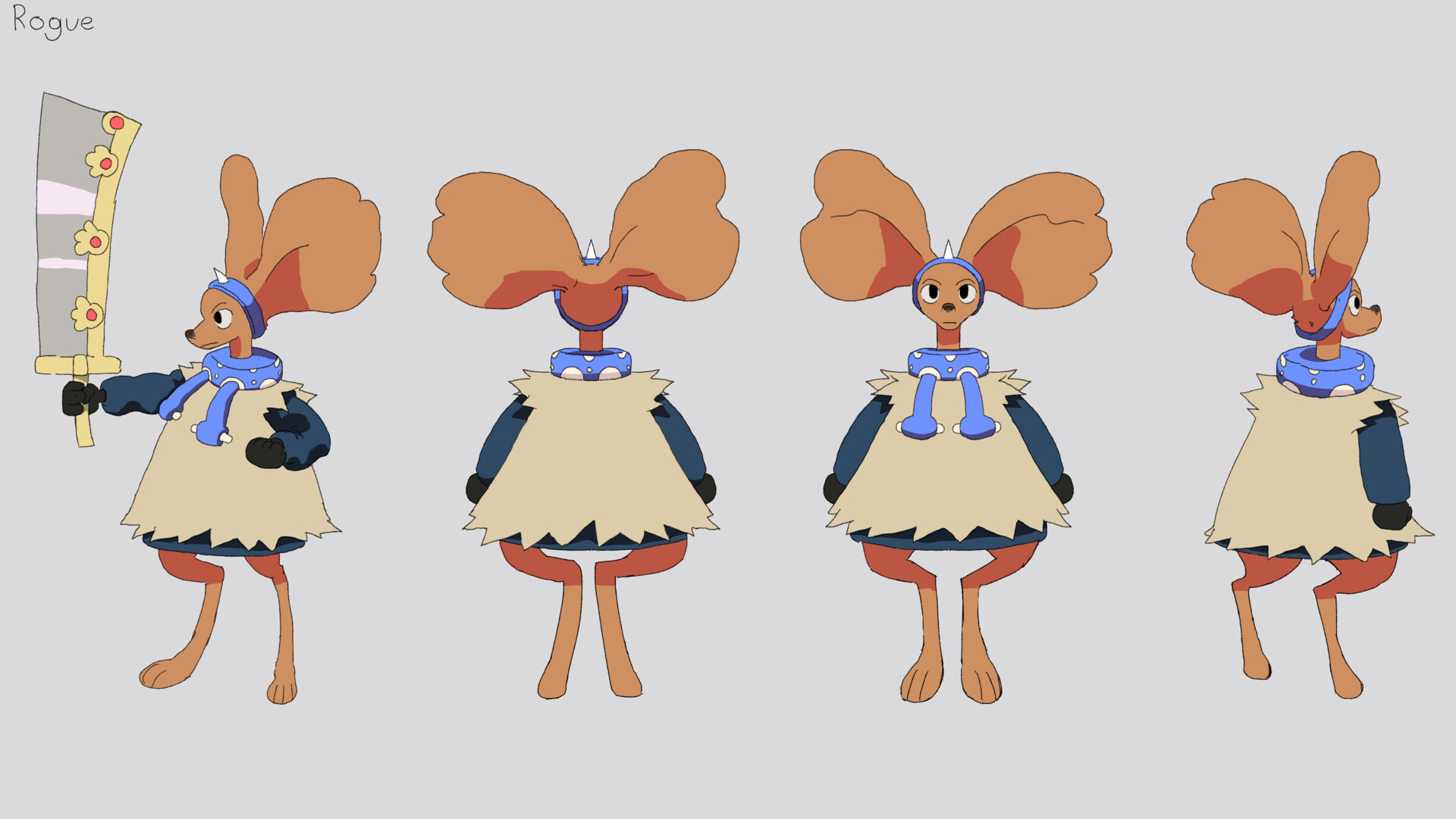 ArtStation - OC Rogue the Rat Concepts