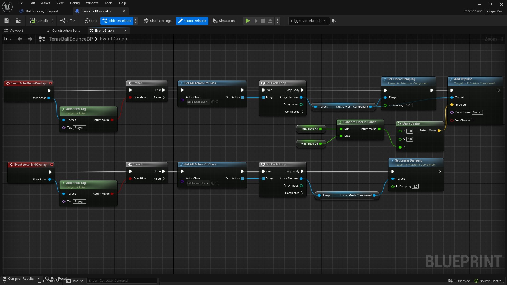 Ignacio Llacay - Bouncing Tennis Ball SFX and Animation (UE5)