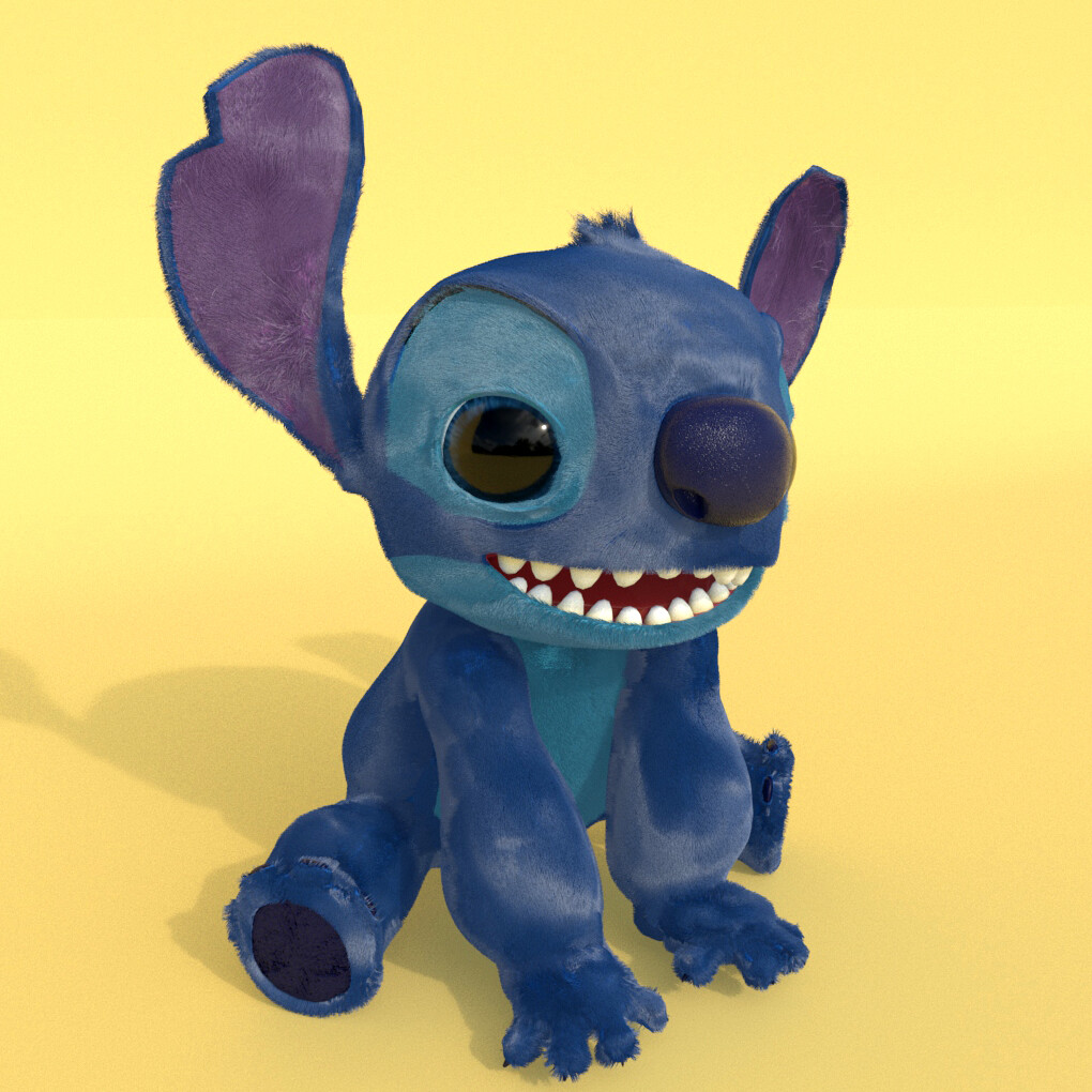 ArtStation - Stitch in Maya Xgen