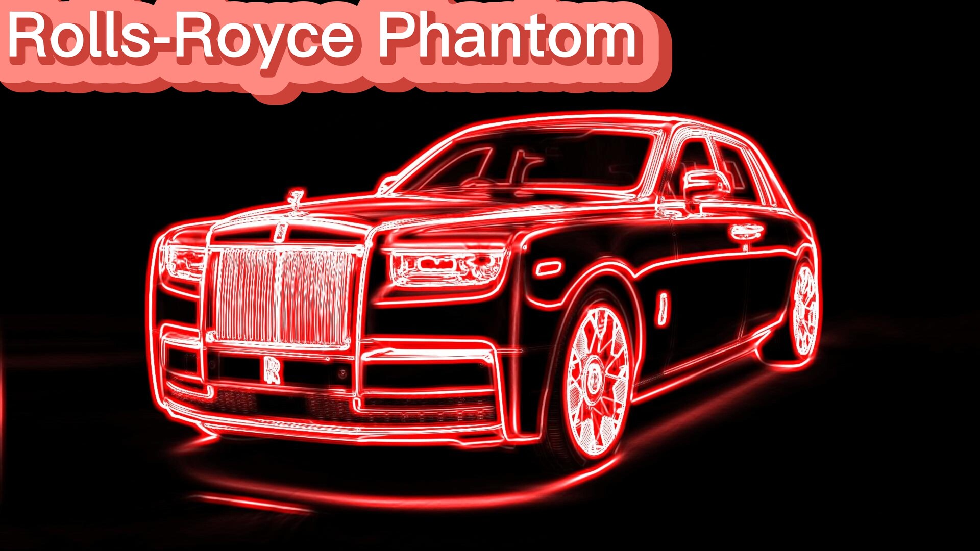 ArtStation - Rolls-Royce Phantom / Collaboration neon effects / 4K / Videos