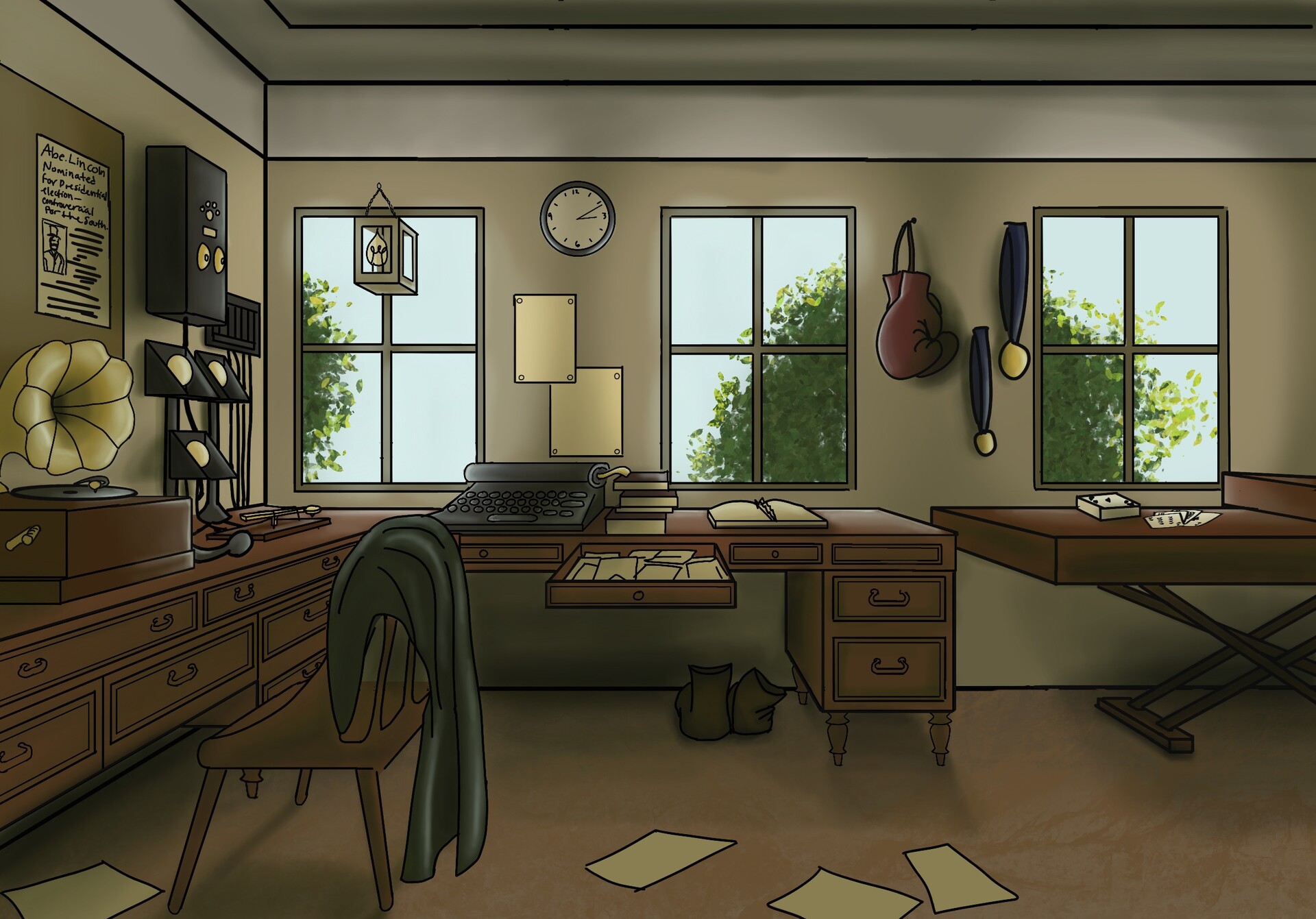 ArtStation - Backgrounds: 1900s era