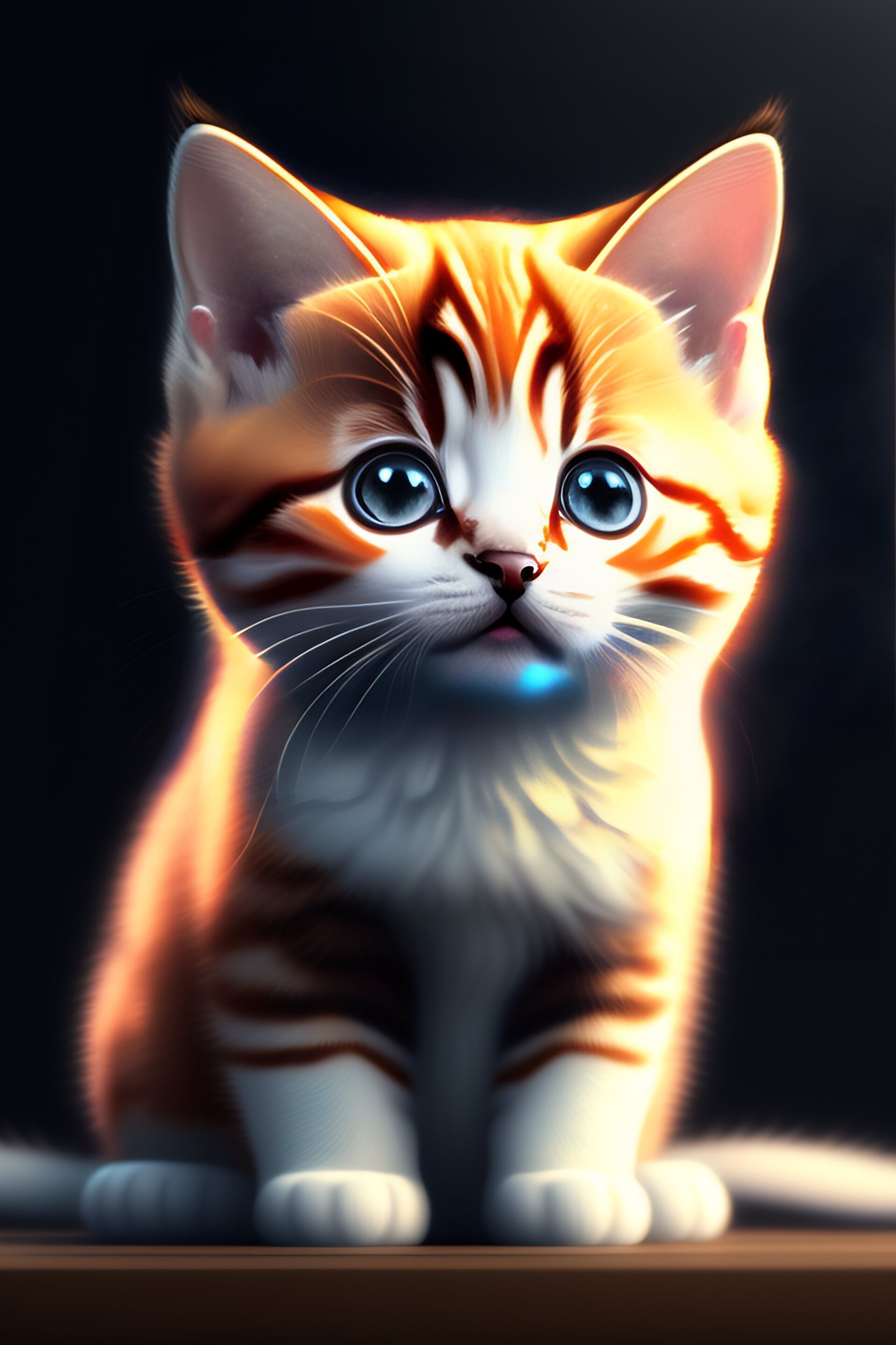 ArtStation - Cute Kitten Realistic Artwork