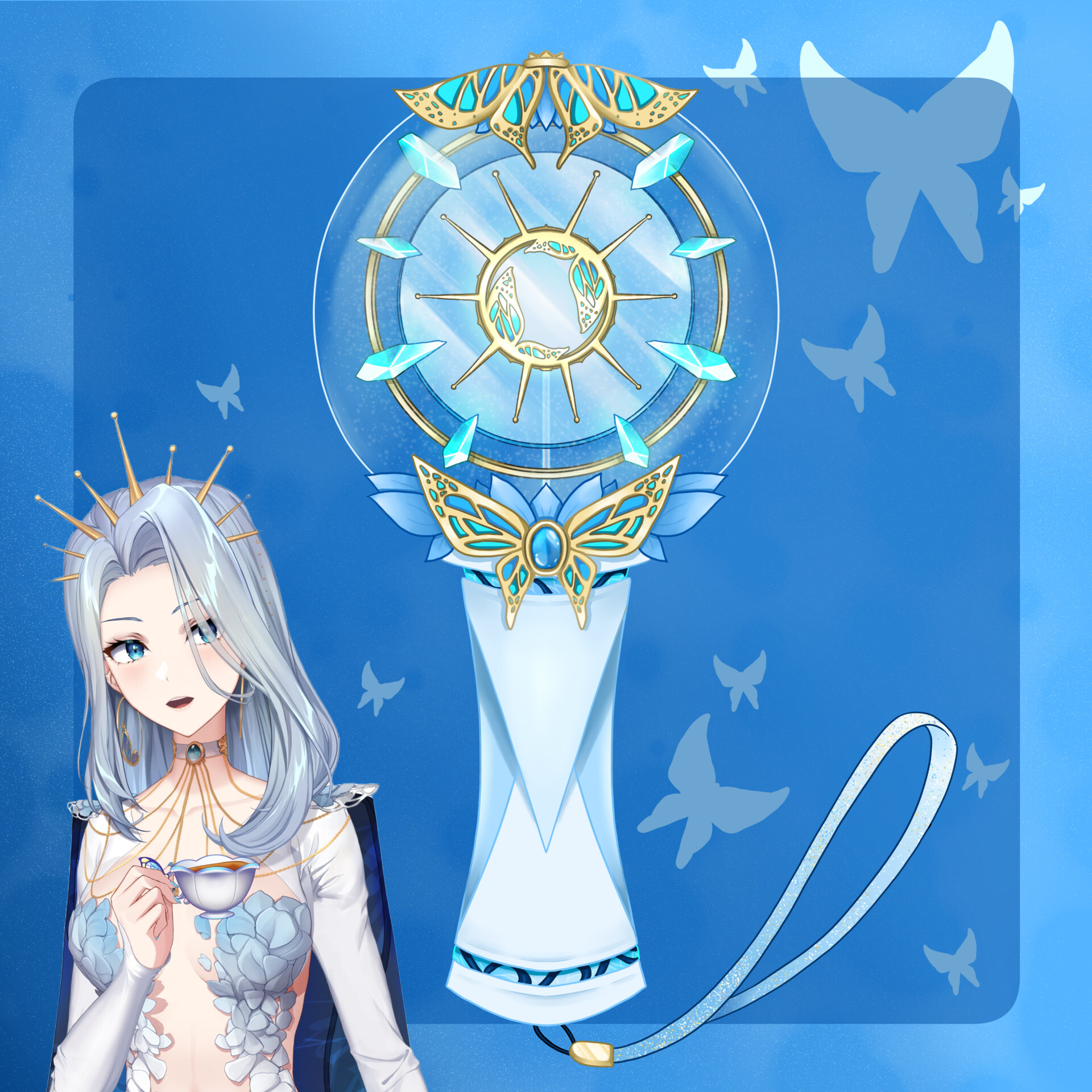 ArtStation - VTuber Lightstick Designs (Fanmade)