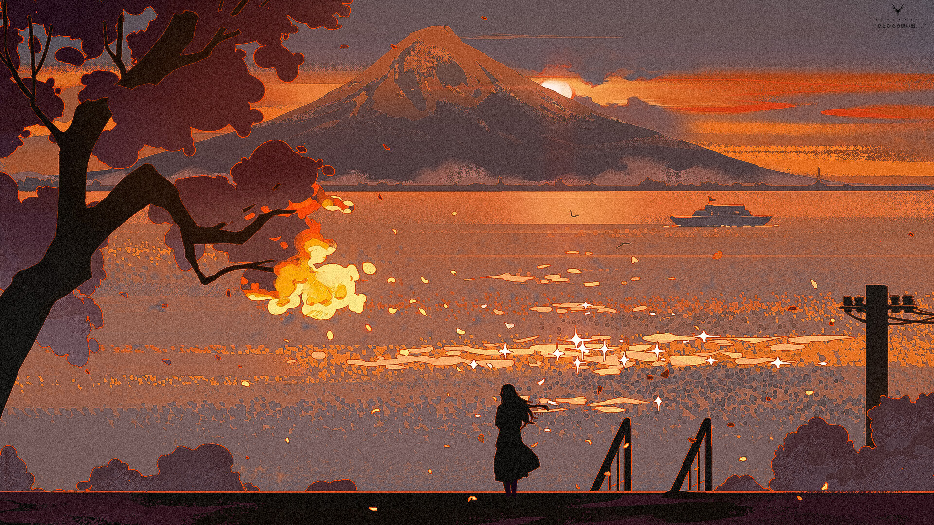 ArtStation - 《Burning Sakura》