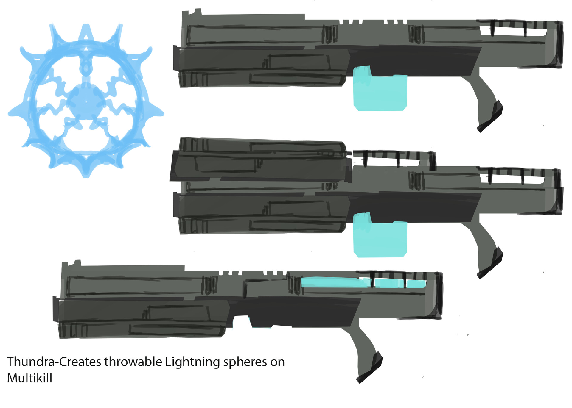 ArtStation - Thunderstruck Lightning Shotgun Concept