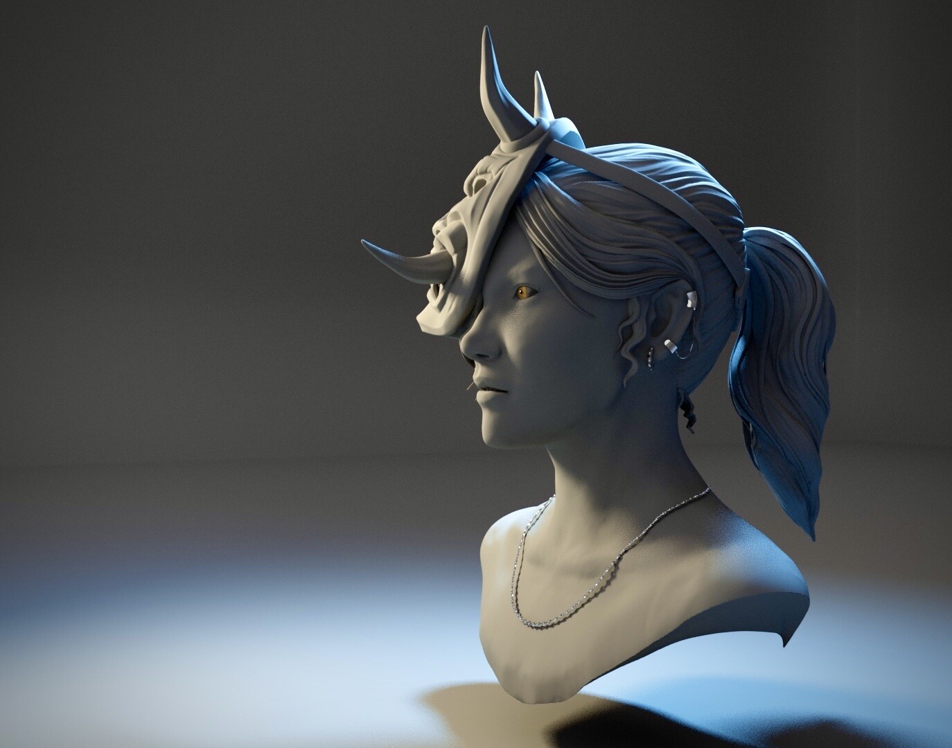 ArtStation - Portrait of a ninja