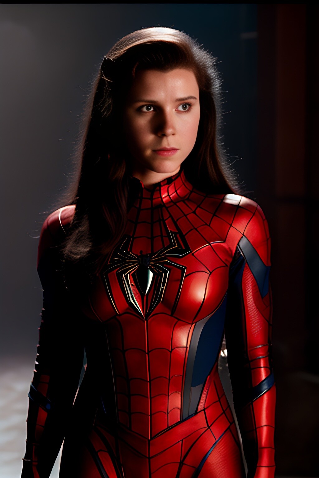 ArtStation - Spider-girl but in 80s