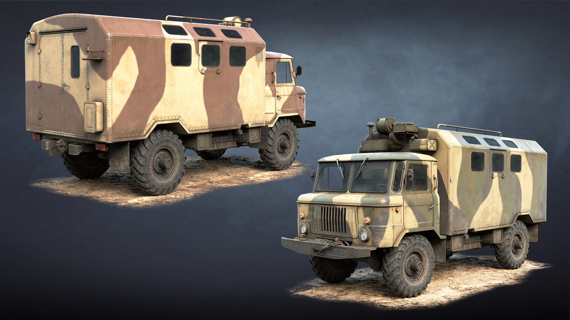 Serhii Ryzhkov - GAZ-66 Game 3D-Model