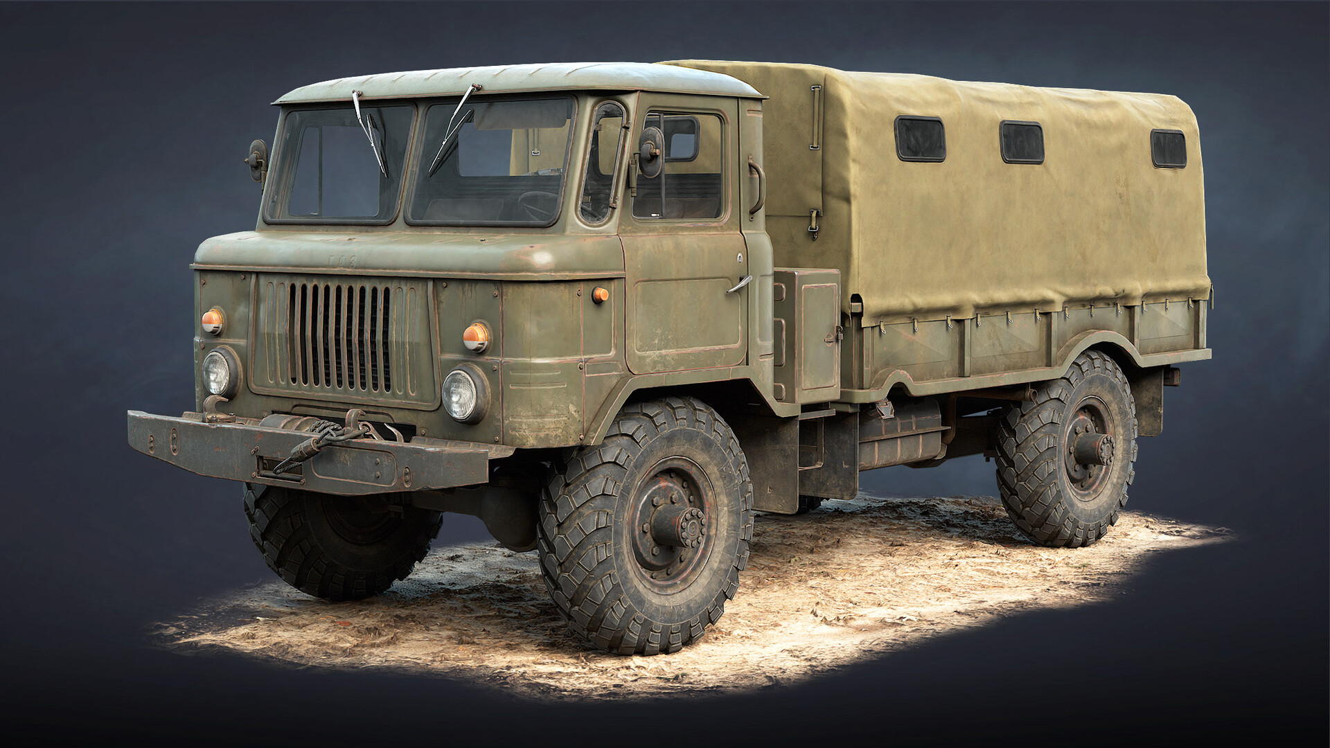 Serhii Ryzhkov - GAZ-66 Game 3D-Model