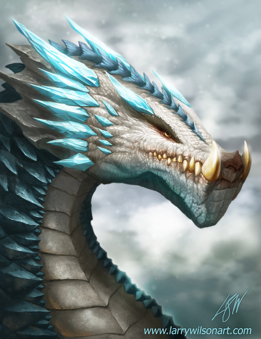 ArtStation - Frost Wyrm Dragon Lord - Shadowfall