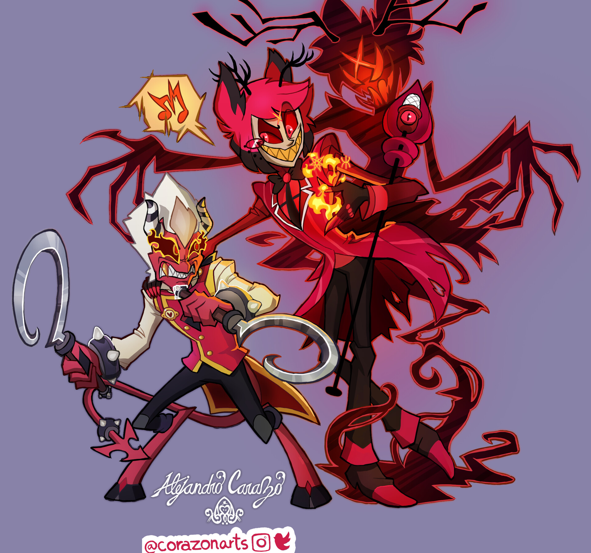 Alejandro Carazo - Hazbin Hotel Impsona | Alessandro the DoorImp