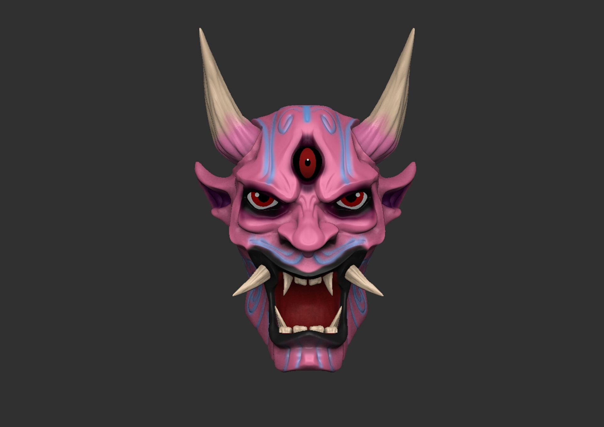 ArtStation - Oni Mask