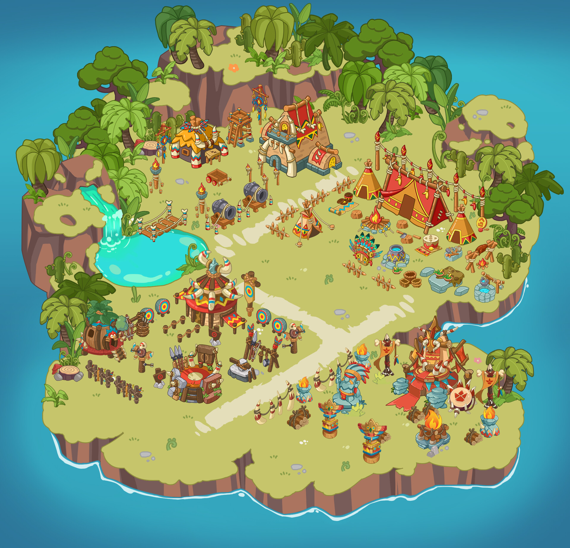 ArtStation - 2D Environment-Stylized