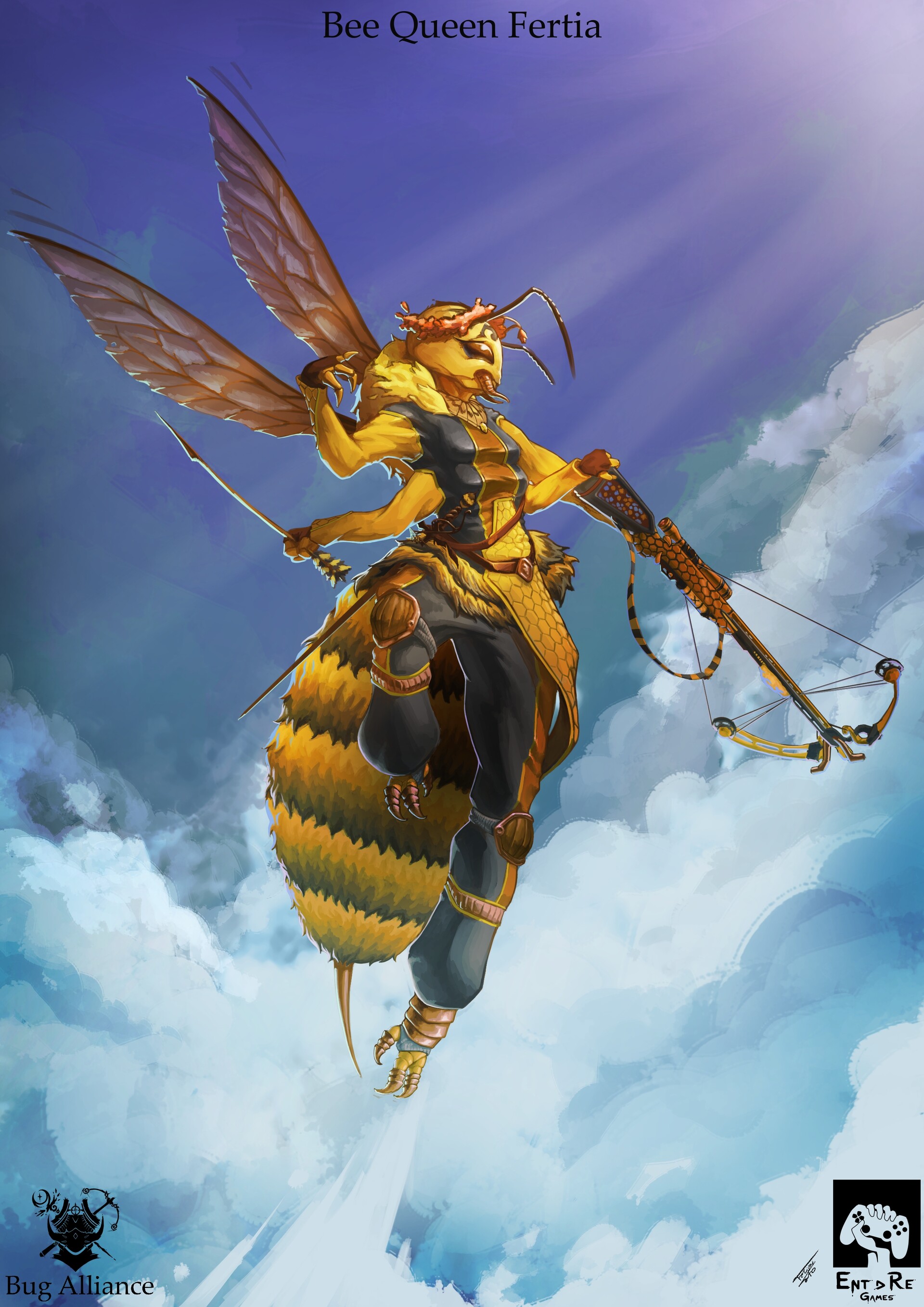 ArtStation - Bee Queen Fertia